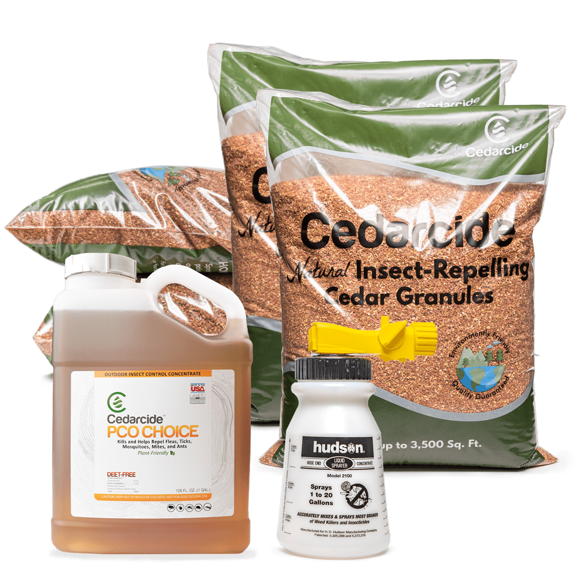 Cedarcide Outdoor Lawn and Garden Kit (Large) Includes PCO Choice Cedar ...