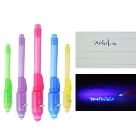 UV Light Magic Marker Invisible Ink Pen for Secret Message Spy Game ...