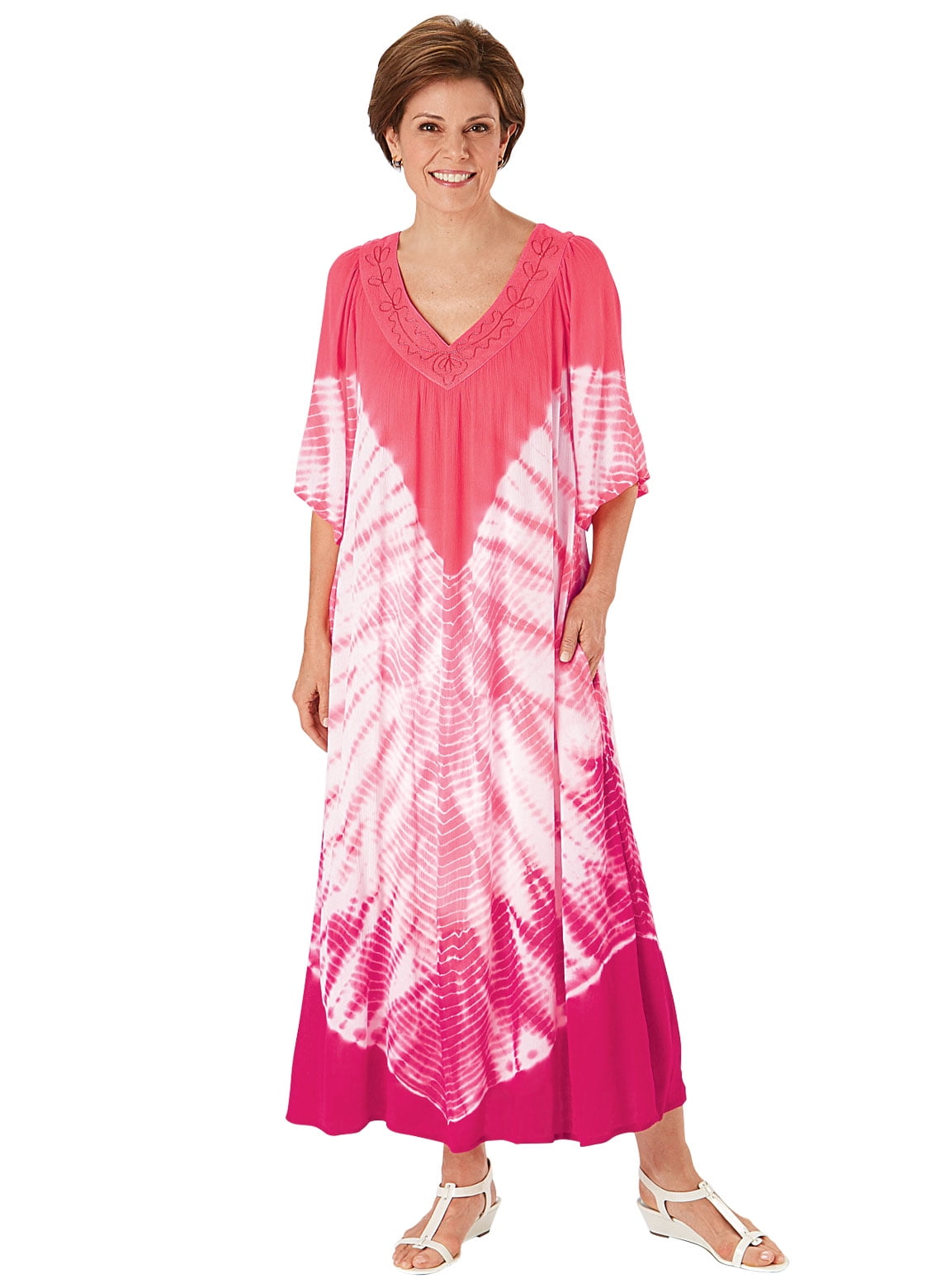 Carol Wright - Tie Dye Float Dress - Walmart.com - Walmart.com