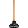 Mintcraft 8317-B Drain Plunger, Black, 9" Wood Handle - Walmart.com