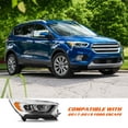 For 2017-2019 Ford Escape Passenger Halogen Headlight Lamp with LED DRL ...