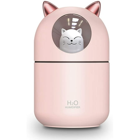 Cat Humidifier Cool Mist Humidifier for Home,Cute Cat Night Light for ...