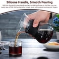 Waayee Pour over Coffee Maker Set, 14 oz Glass and Stainless Steel ...