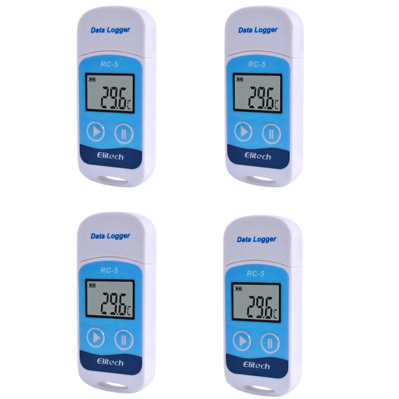 4X RC-5 High-Precision Digital USB Temperature Data for Warehouse ...
