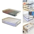 AOOOWER Portable Clear Paper Organizers Box Ideal For Books Documents ...