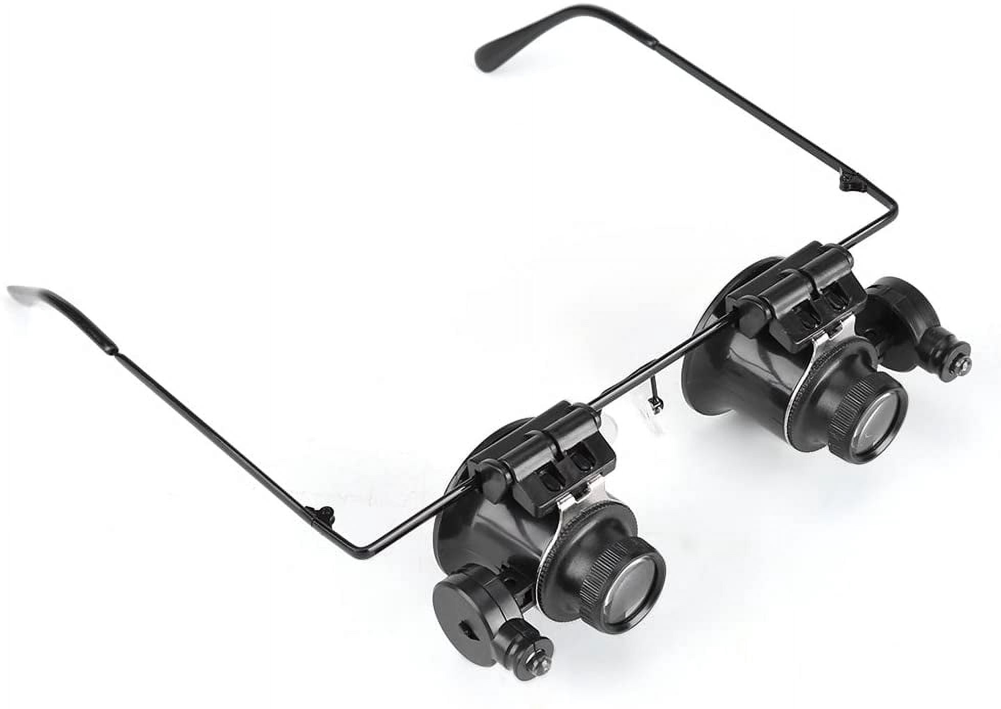 Lupa para ojos, lupa para gafas con luz LED, ojo profesional | Walmart ...