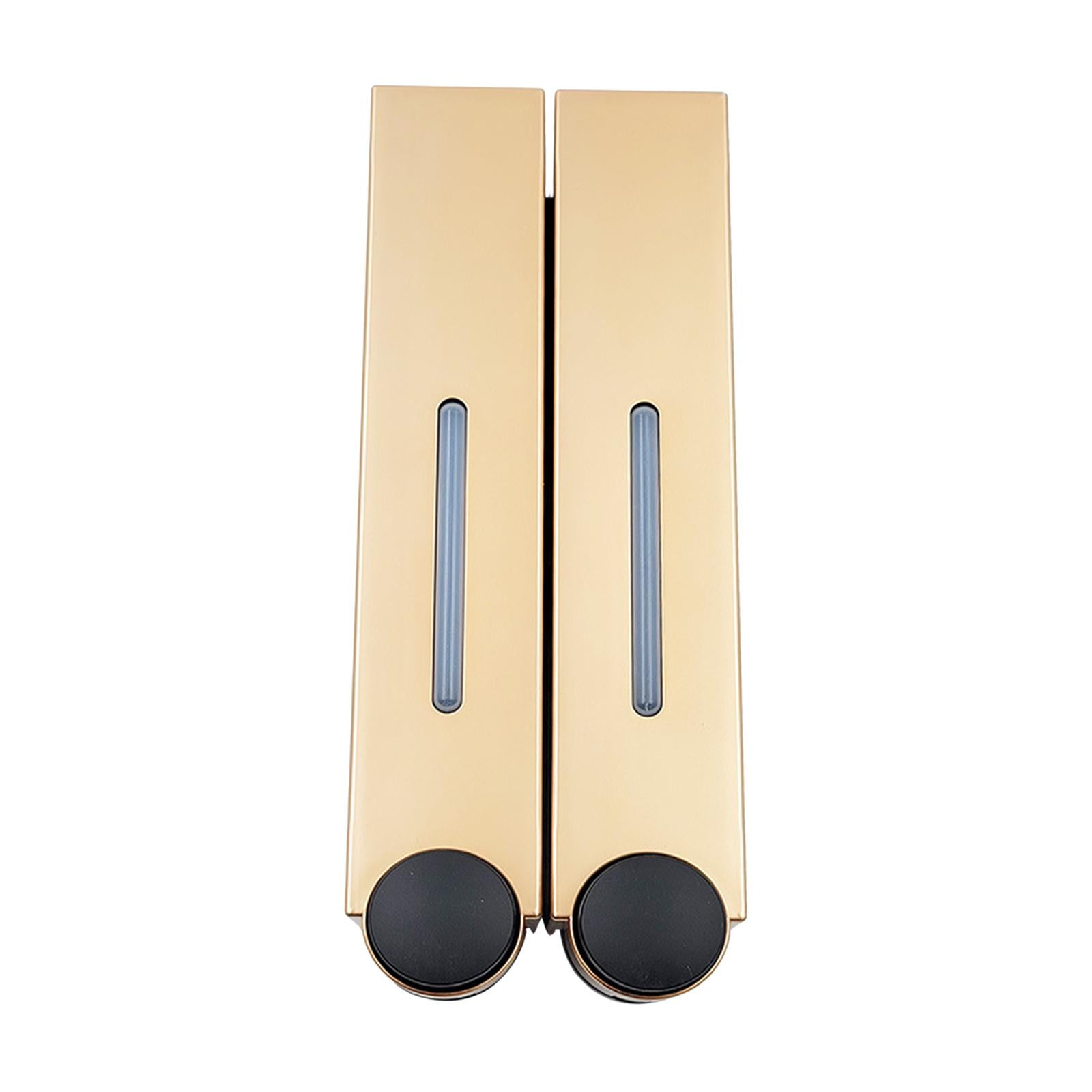 Chamber Soap Dispenser Hand Press Shower Sanitizer Container Double ...