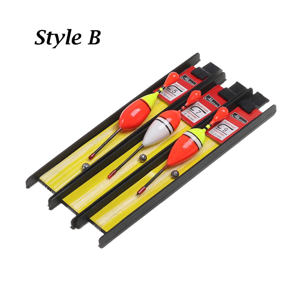 3PCS/Lot New Outdoor Slip Drift Tube Assorted Sizes Floats Bobbers ...