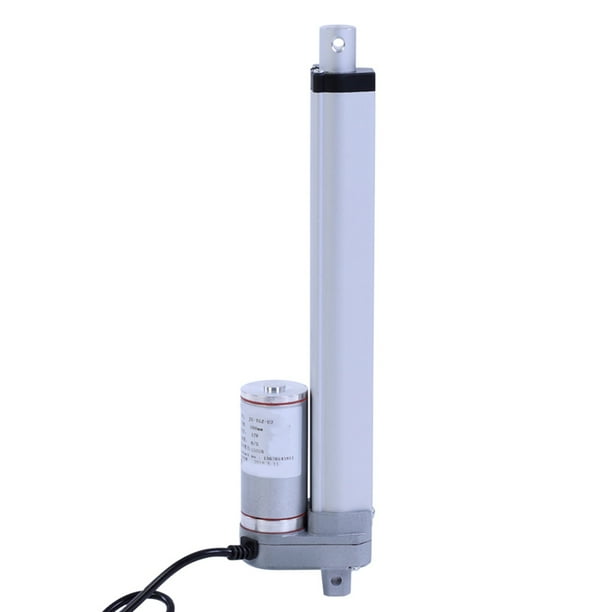 Actuador lineal, actuador lineal eléctrico de carrera 1500N de fuerza de 12 V Actuador lineal de ...