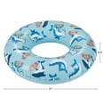 Bluescape Unisex Blue Shark Inflatable Swim Tube Pool Float for Kids ...