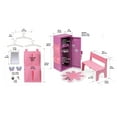 Badger Basket Doll Locker Set with Bench, Rug, and Accessories for 18 ...