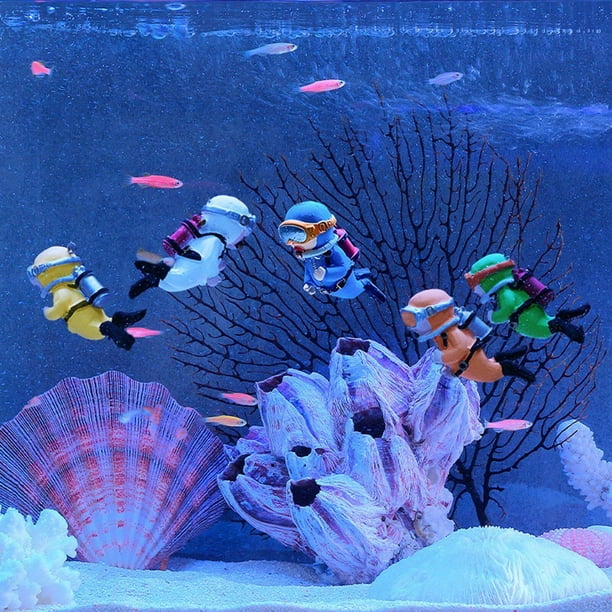 Miniature Diver Figure Oceans Pavilion Diving Model for Aquarium Figure ...