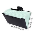 Mini Accordion File, A4 Size, Candy Color, 12-Pocket, Transparent, for ...