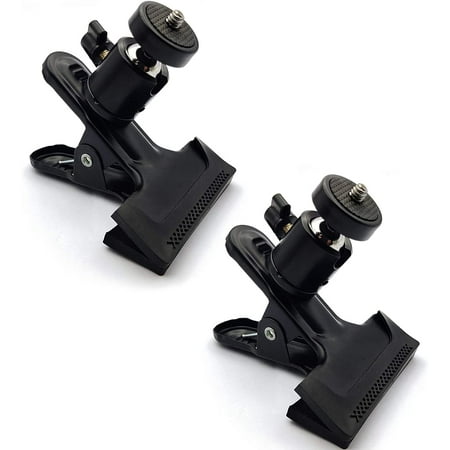 SHARKDOOK 2 Pcs Reflector Holder Clamp, Spring Clamp, 1/4" Ball Head ...
