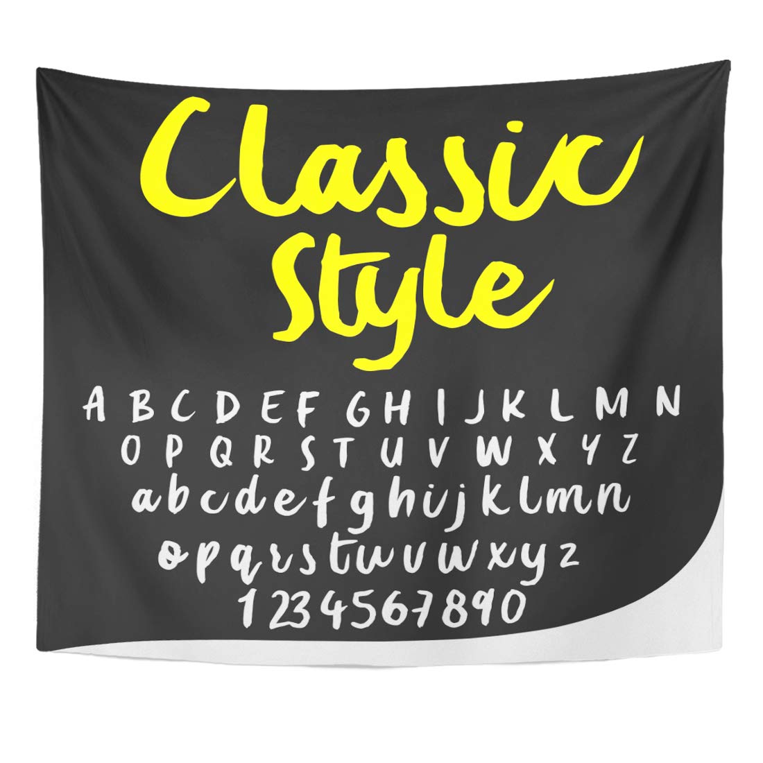 REFRED White Lettering Calligraphy Fonts ABC Letters and Numbers Named ...