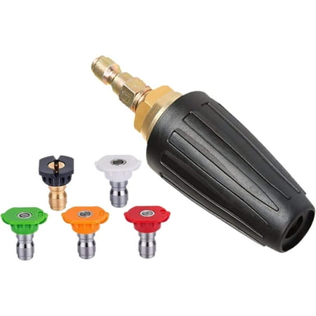 Pressure Washer Tips Turbo Nozzle 4000 PSI Max Rotating Pressure Washer ...