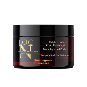 LOC N GEL Hair Care Twist Braids Wave Edge Gel, Extra Hold with Aloe ...