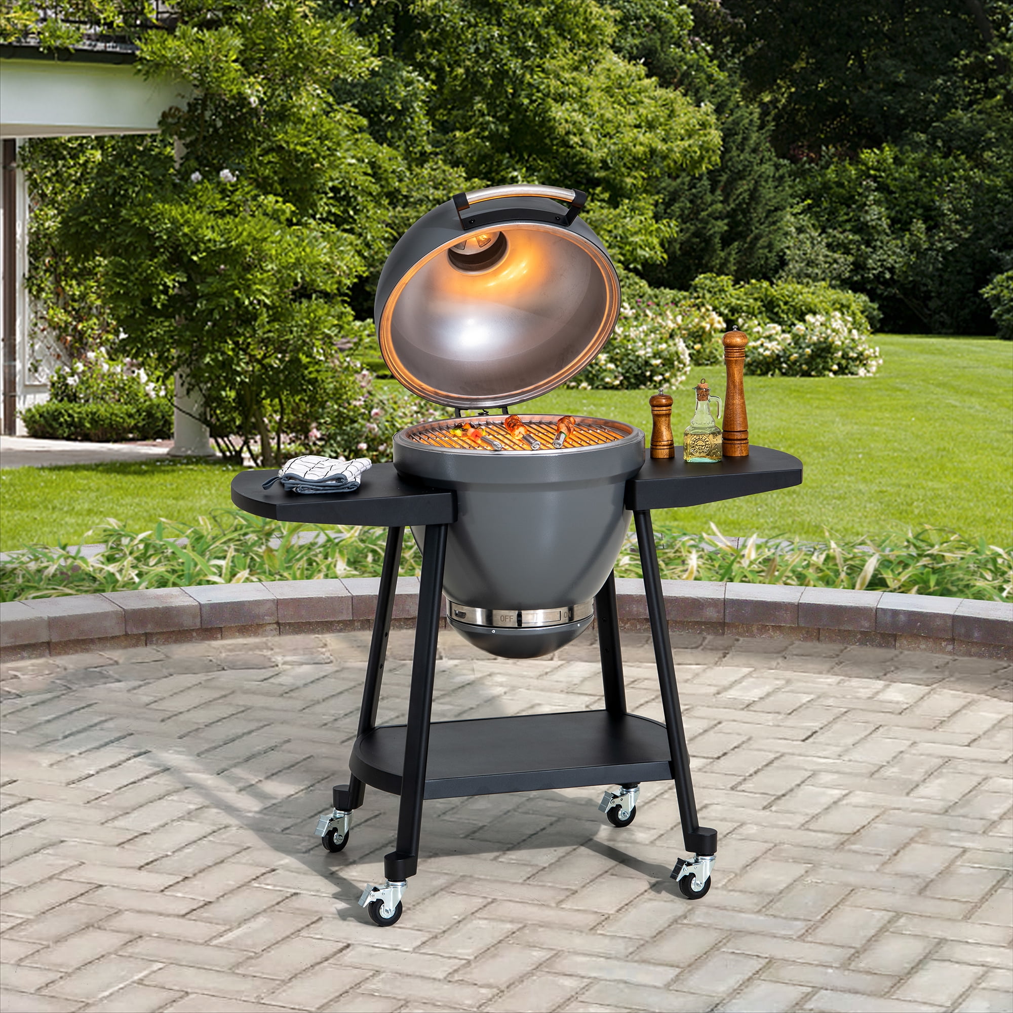 Click here for Sunjoy Group Sunjoy Charcoal Grill 20-Inch Kamado... prices
