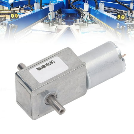 DC Gear Motor 12V Dual Shaft Self Locking Reversible Reduction Motor ...