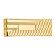 Primal Gold 14 Karat Yellow Gold Men's Sunburst Design Money Clip ...