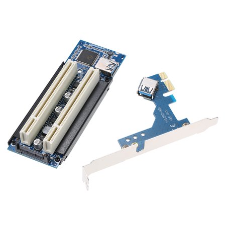 PCI-E to PCI Adapter Card PCI-E to Dual PCI Slot Expansion Card Support ...