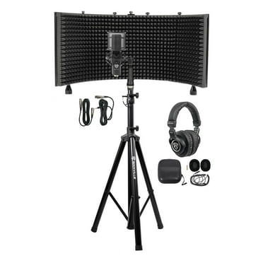 Rockville Home Music Equipment Studio Recording Full Setup Kit ...