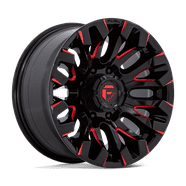 Fuel 1PC Aluminum Rim D644 CONTRA 18X9in Gloss Black Blue Tinted Clear ...