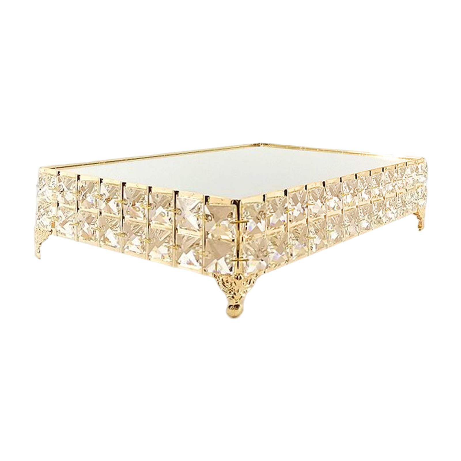 Decorative Vanity Tray Platter Dessert Organiser Desktop Container ...