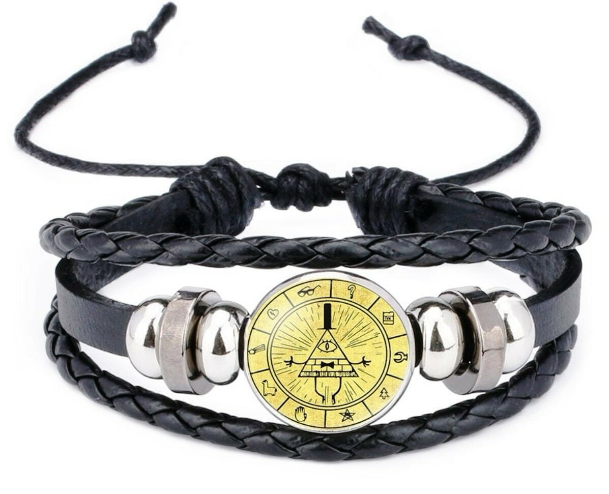 Gravity Falls Bill Cipher Wheel Glass Domed Symbol India | Ubuy