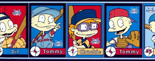 Rugrats Baseball Wallpaper Border - Walmart.com