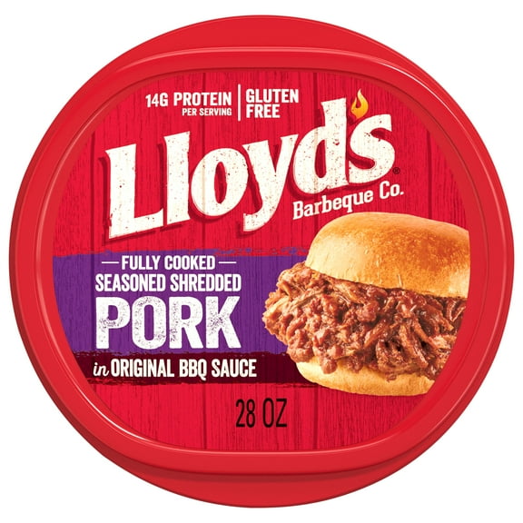 Lloyd's Smoked Baby Back Pork Ribs in BBQ Sauce, 40 oz Fully Cooked ...