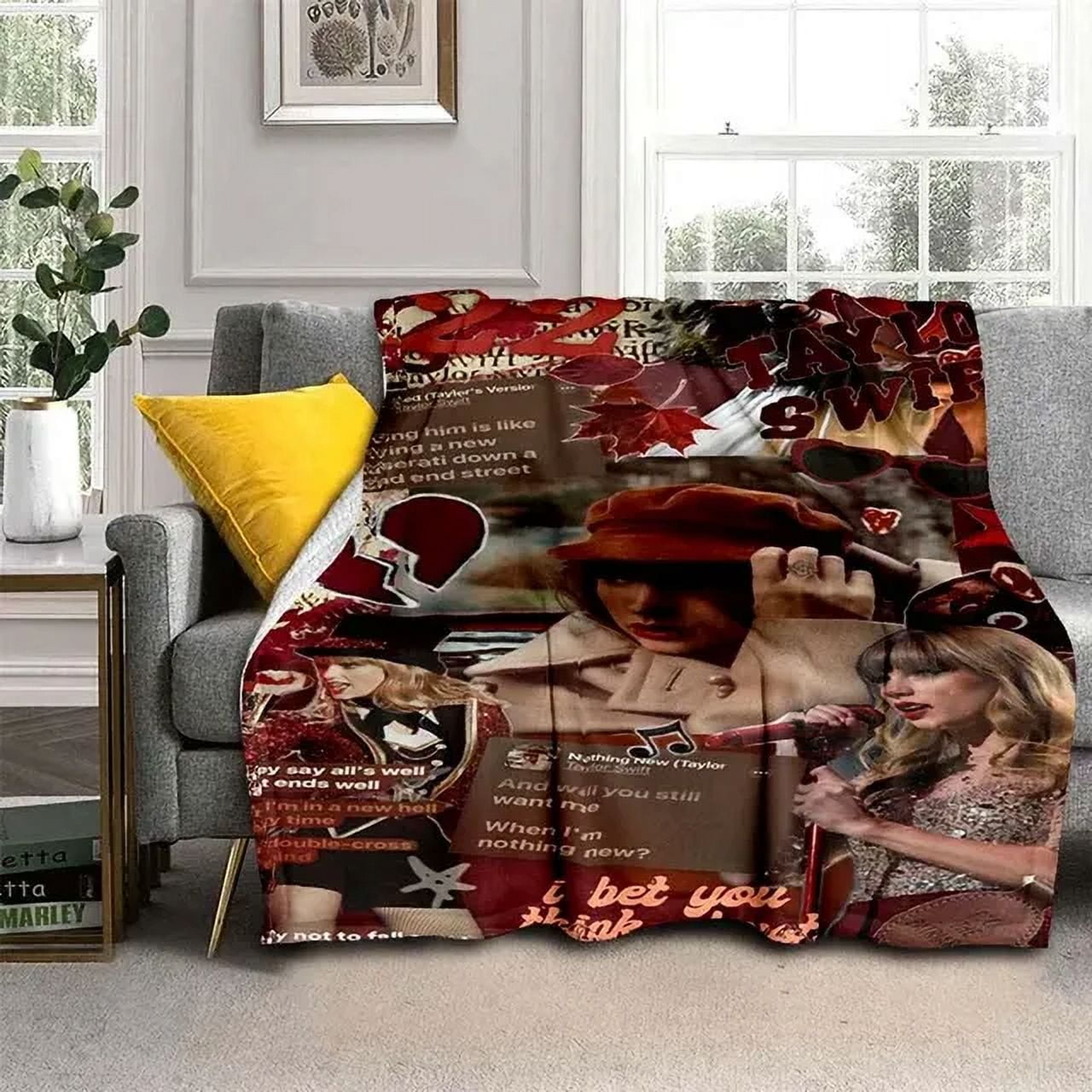 Click here for Fashion Singer T-Taylor Swift Pattern Blanket .Sui... prices