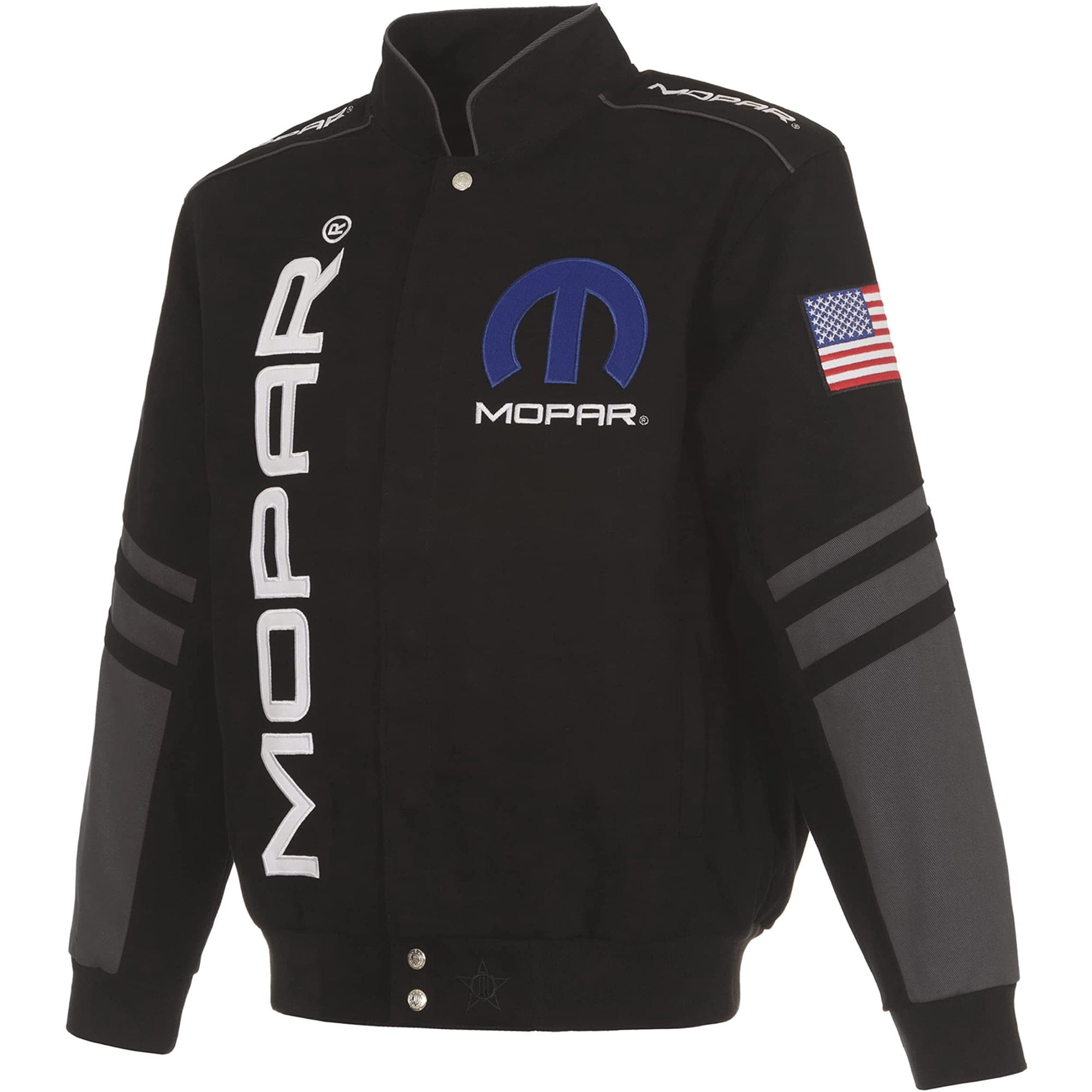 JH Design Men's MOPAR Jacket an Embroidered Classic Twill Coat ...