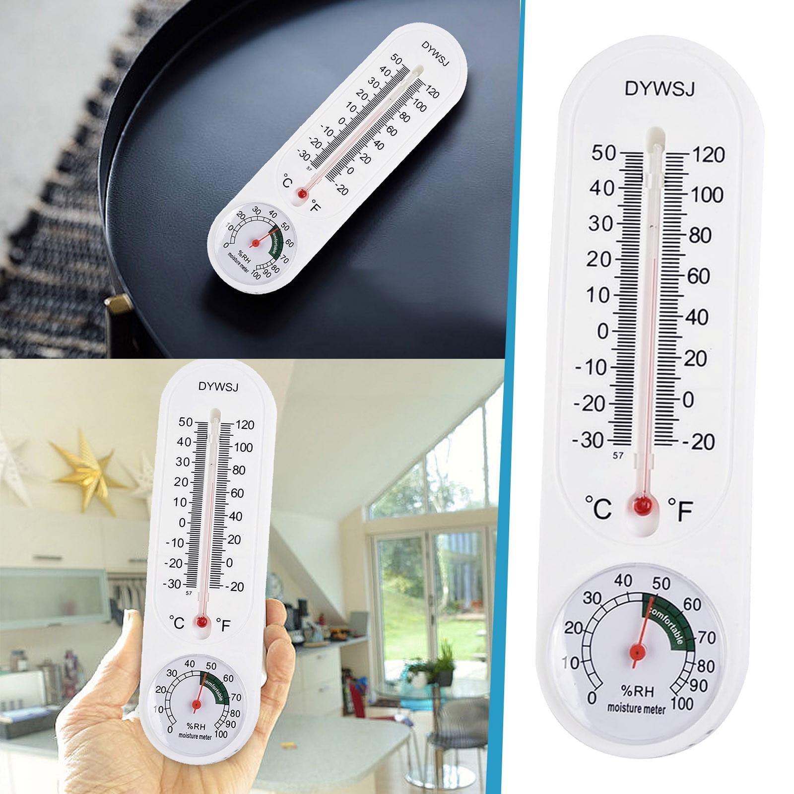 Click here for Wifklsiipg Large Outdoor/Indoor Hygrometer Humidit... prices