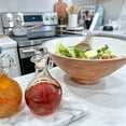 350ml Glass Oil & Vinegar Cruets (Set of 2) Transparent Glass Olive Oil ...