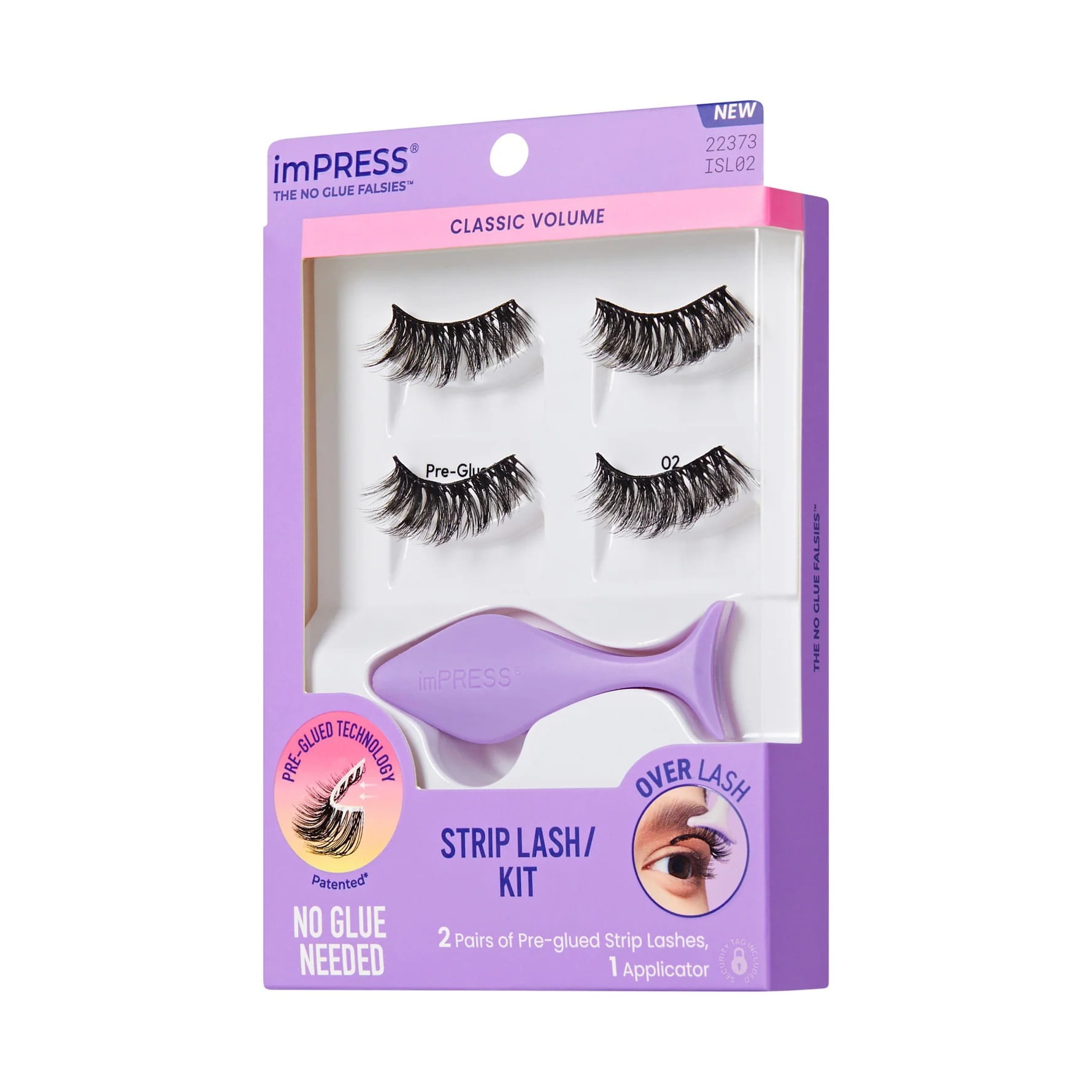 Click here for Kiss Impress Falsies - Strip Lash Kit - With Appli... prices