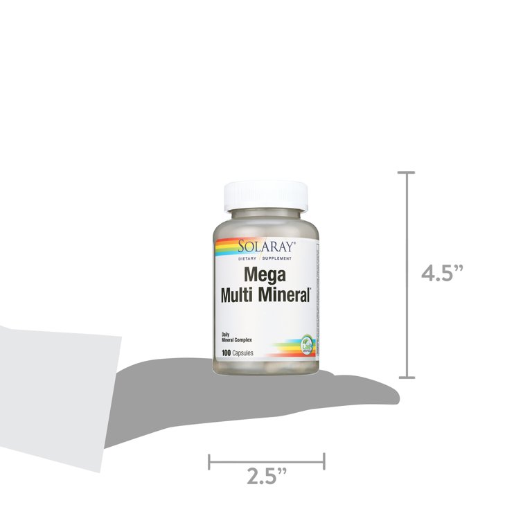 Megamultimineral Solaray Mega Mineral Multi Vitamin, 120ct