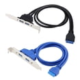 50cm Mainboard 20 pin to USB Ports for Express Cable Motherboard 2 USB3 ...