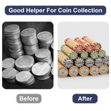 TSV Coin Wrappers Set 128 Pieces Assorted Paper Coin Roll Tubes for ...