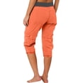 Cargo Capris for Women with Pockets Lightweight Elastic Waist Capri ...