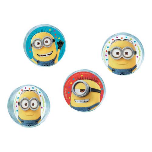 Despicable Me 'Minion Fun' Bounce Balls / Favors (4ct) - Walmart.com ...