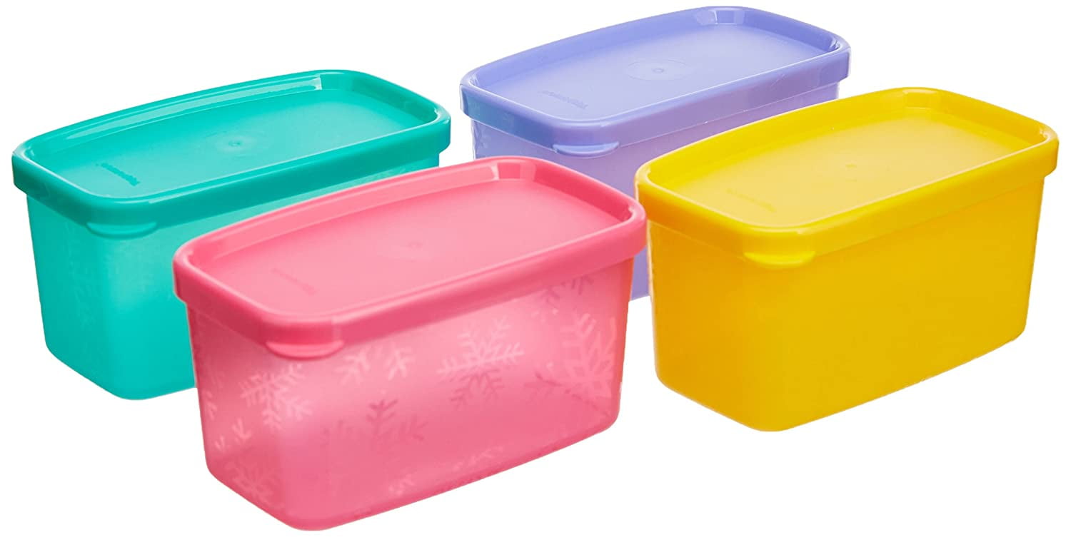Tupperware Half Cool Square Set, Set of 4 - Walmart.com