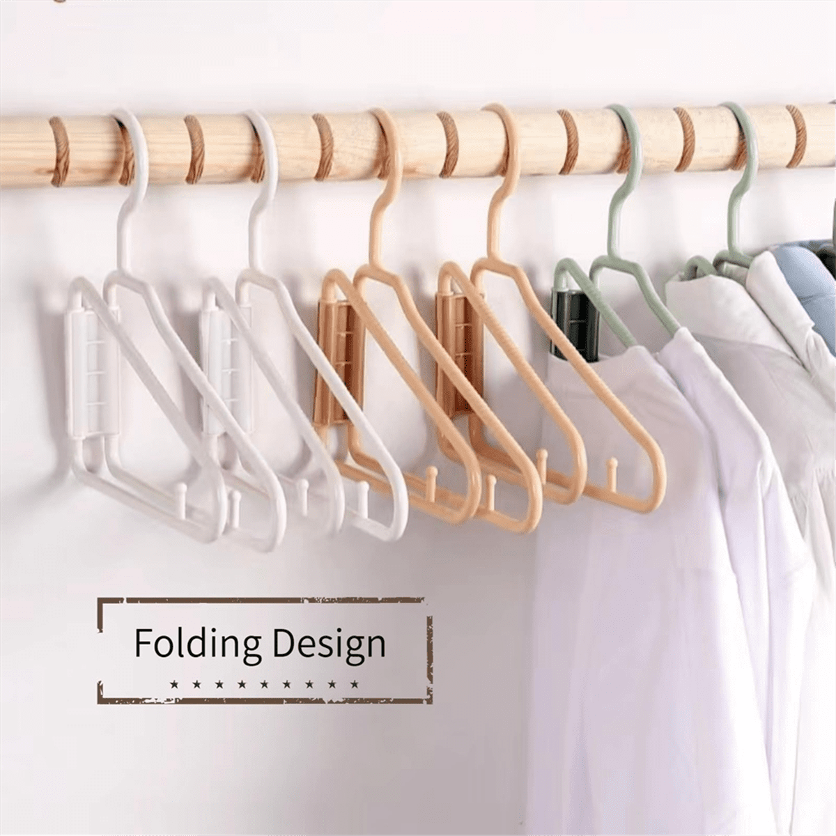 Click here for Unbranded 8pcs Foldable Hangers  Plastic Foldable... prices