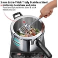 Hawkins 4.5 Litre Triply Stainless Steel Pressure Cooker, Inner Lid ...