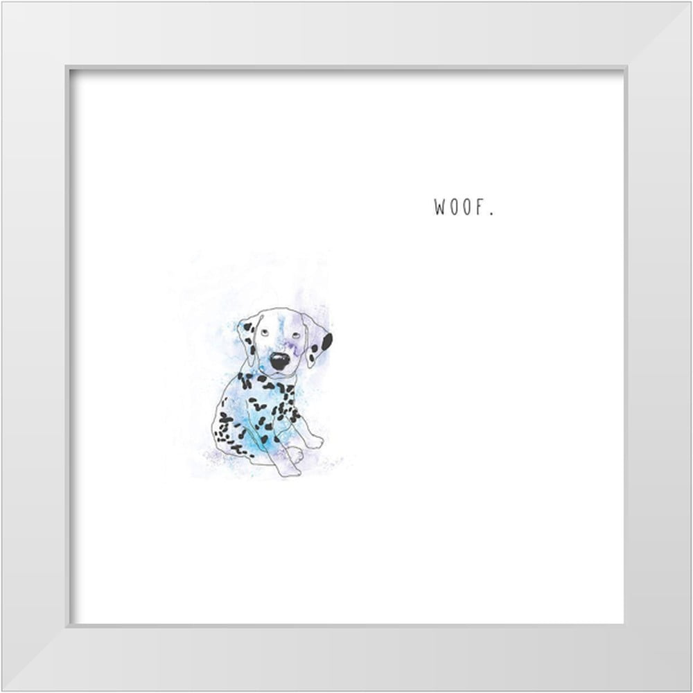 JMB Designs 20x20 White Modern Wood Framed Museum Art Print Titled ...