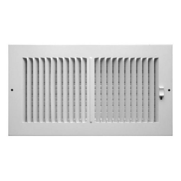 Greystone CA102M12X6 2 Way Aluminum Sidewall Ceiling Register 12 x 6 in ...