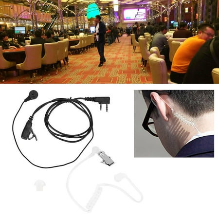 Gupbes Throat Mic Earphone, Tube Earphone Digital Bodyguard Ground ...