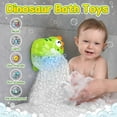 Style-Carry Baby Bath Toys Dinosaur Bubble Machine with Music Light Up ...