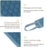 Shower Exfoliating Bath Belt Back Scrubber Deep Mud Clean Body ...