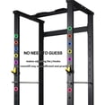 Power Squat Rack Barbell Magnetic Position Markers Rings 1.5inch ...
